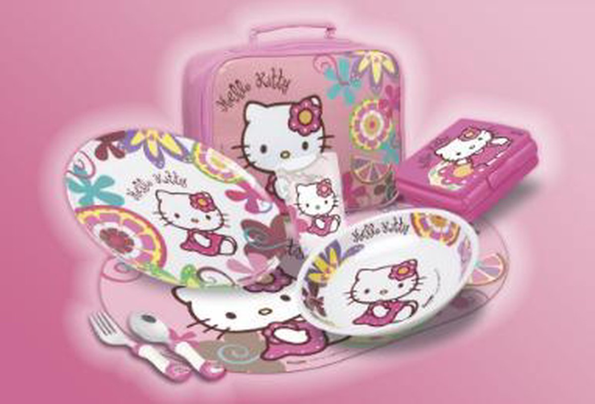Hello Kitty plat bord 24cm melamine | bol.com