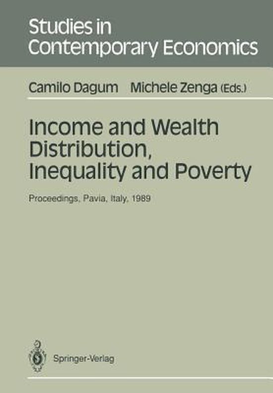 Income and Wealth Distribution, Inequality and Poverty | 9783540528630 ...