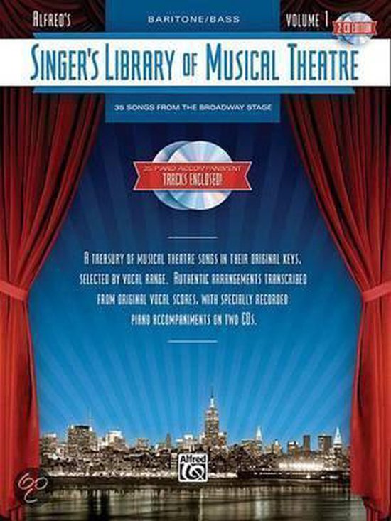 Singer's Library of Musical Theatre Vol. 1, 2 CDs Baritone/Bass, Alfred ...