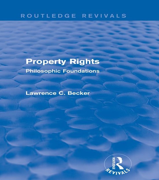 Property Rights (ebook), Lawrence C. Becker | 9781317703297 | Boeken ...