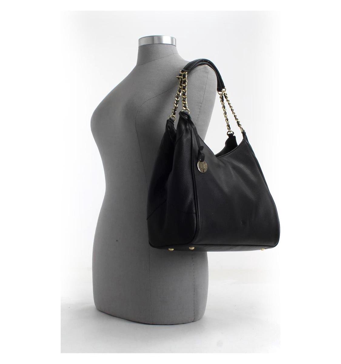 Crinkles - Lederen - Damestas - Handtas - Zwart | bol.com