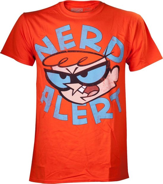 Dexters Laboratory - Orange. Nerd Alert - L | bol.com