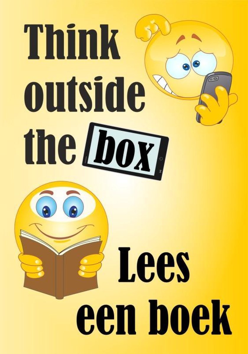 Posters Lezen smiley (A2-formaat) | bol