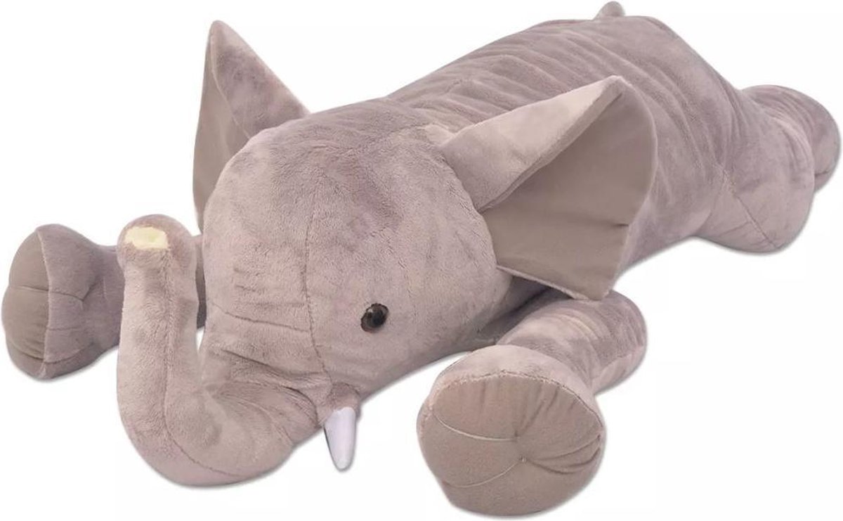 Grote Knuffel Olifant Pluche 120cm - Olifant Speelgoed - Olifant ...