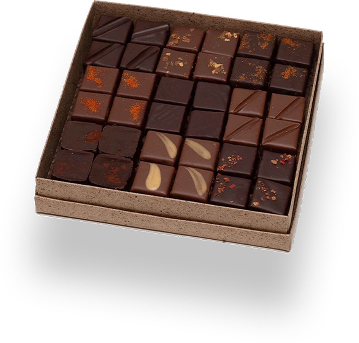 DARQ luxe Doosje Chocolade Bonbons - Pure en Melk Chocolade - Unieke ... DARQ luxe Doosje Chocolade Bonbons - Pure en Melk Chocolade - Unieke ...