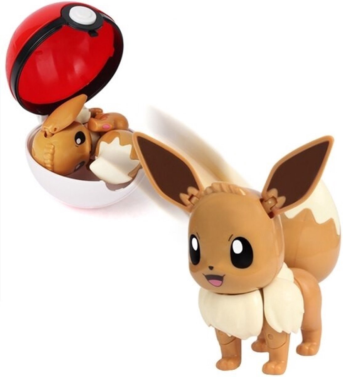 Pokémon Eevee Normal - Pokémon Bal - Pokémon speelgoed ...