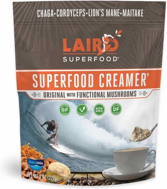 Laird Superfood Original Superfood Creamer with Functional Mushrooms ...