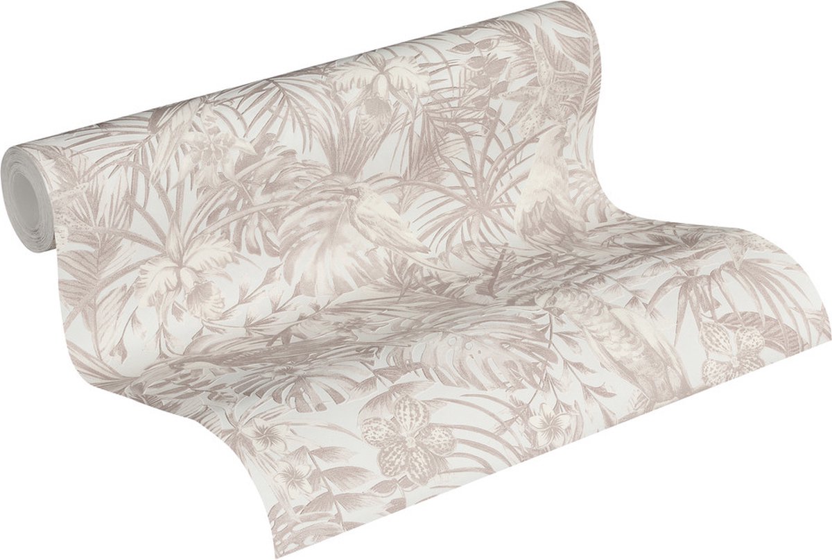 Vogels behang Profhome 372102-GU vliesbehang gestructureerd met Toile ...