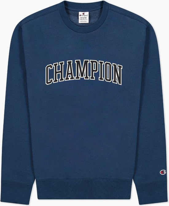 Champion Sweater Logo Navy - Maat L - Heren - Sweaters | bol