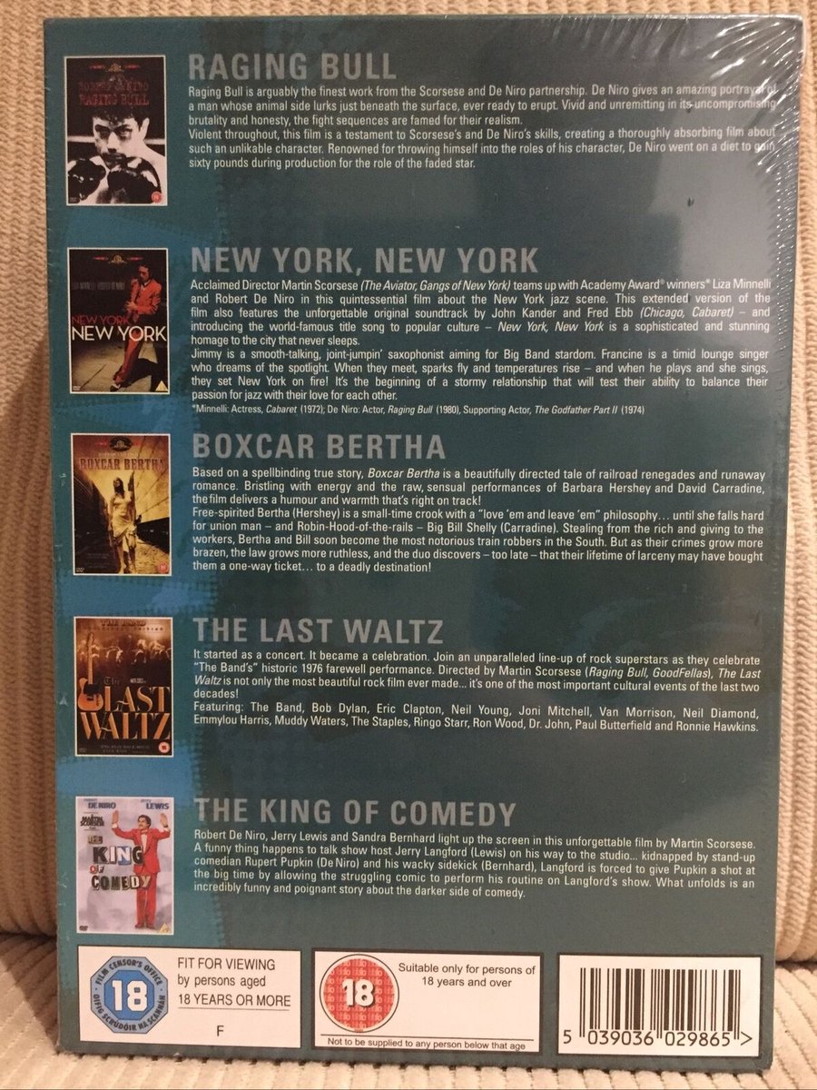 Martin Scorsese Boxset (Dvd), Joe Pesci, Cathy Moriarty, Frank Vincent ...