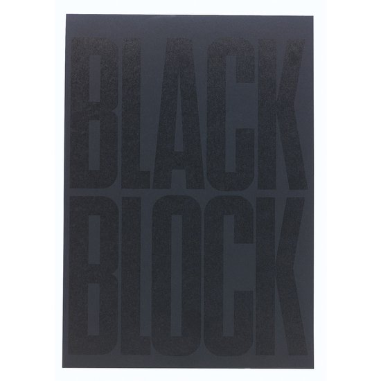5 x Black Block 29,7x21cm - gelijnd - 70 bladen - Zwart | bol.com