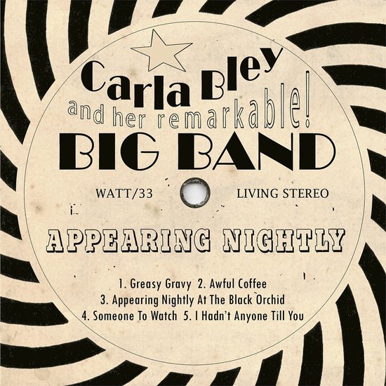 The Carla Bley Big Band - Appearing Nightly (CD), The Carla Bley Big ...