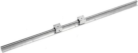 1200 mm lineaire rail optische as 2-delige gids | bol.com