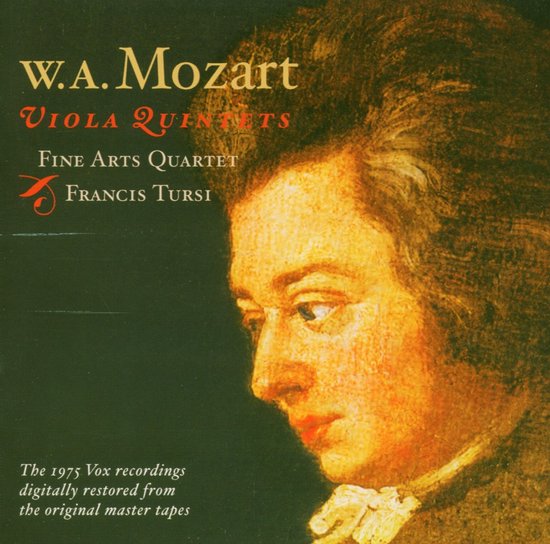 Francis Tursi, Fine Arts Quartet - Mozart: Viola Quintets (2 CD ...