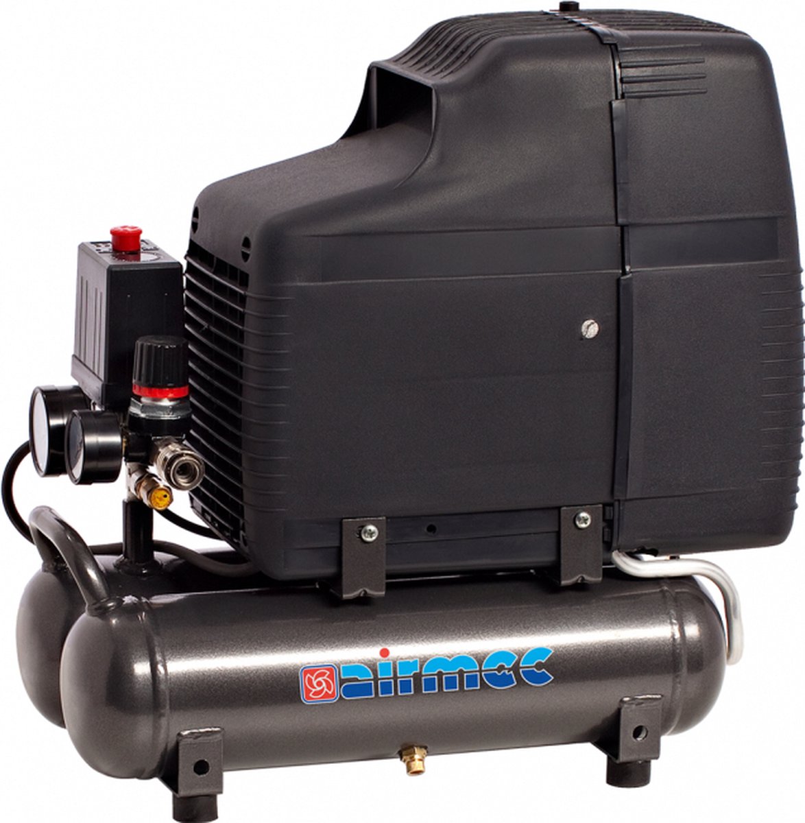AIRMEC ECU 201 Draagbare Olievrije zuigercompressor 205 ltr/min - 1,5pk ...