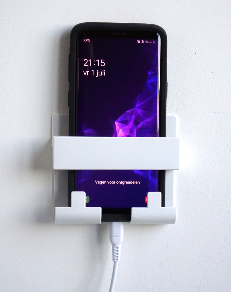 Telefoonhouder muur/Telefoon wandhouder/ Telefoonhouder bureau ...