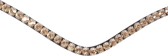 Crystal Frontriem Kleur : Dusty Blue (bruin leer) | bol.com