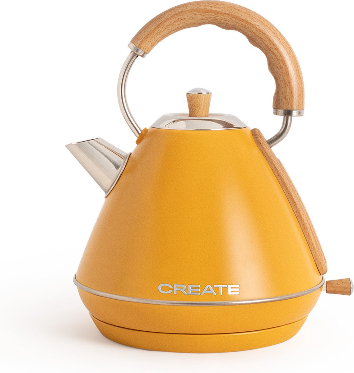 CREATE KETEL RETRO L - Waterkoker 1.7L - Roestvrij staal - Pastelgroen ...