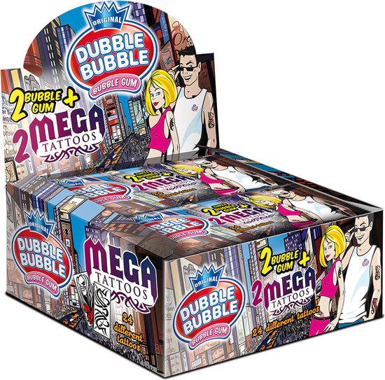 Dubble Bubble tattoo kauwgom | bol.com