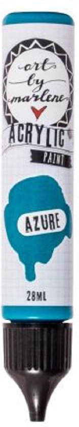 Acrylic paint 15 azure - Art by Marlene essentials 28 ml nr. 15 | bol.com