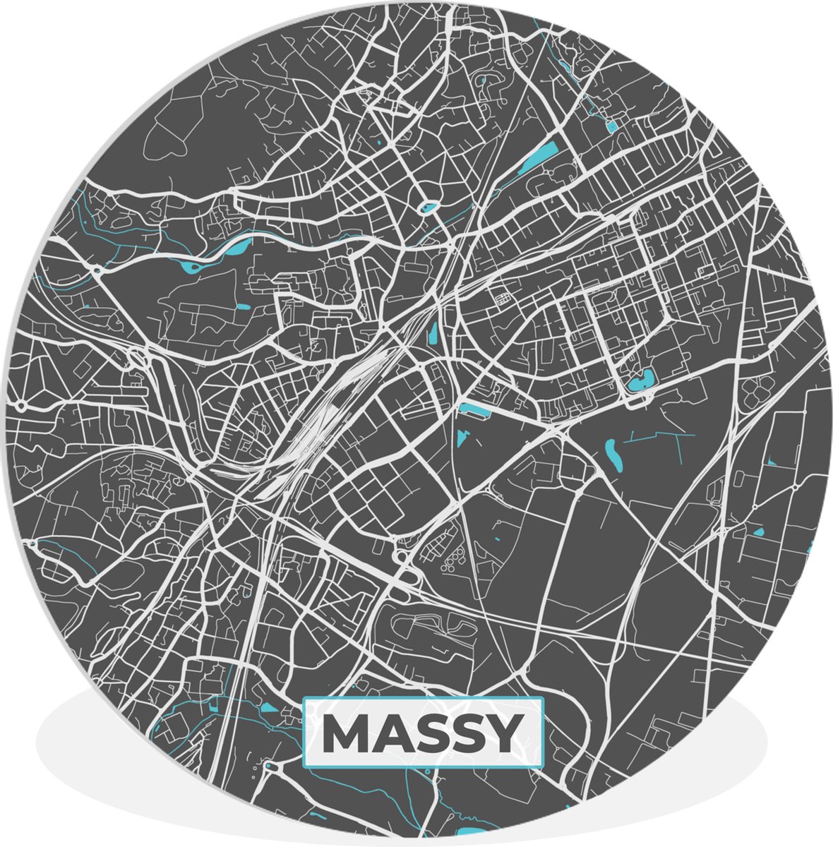 Wall Circle - Wall Circle Inside - France - Massy - Carte - Plan - Plan ...