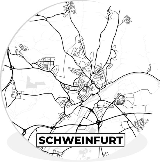 WallCircle - Wall Circle - Wall Circle Indoor - Schweinfurt - City Map ...
