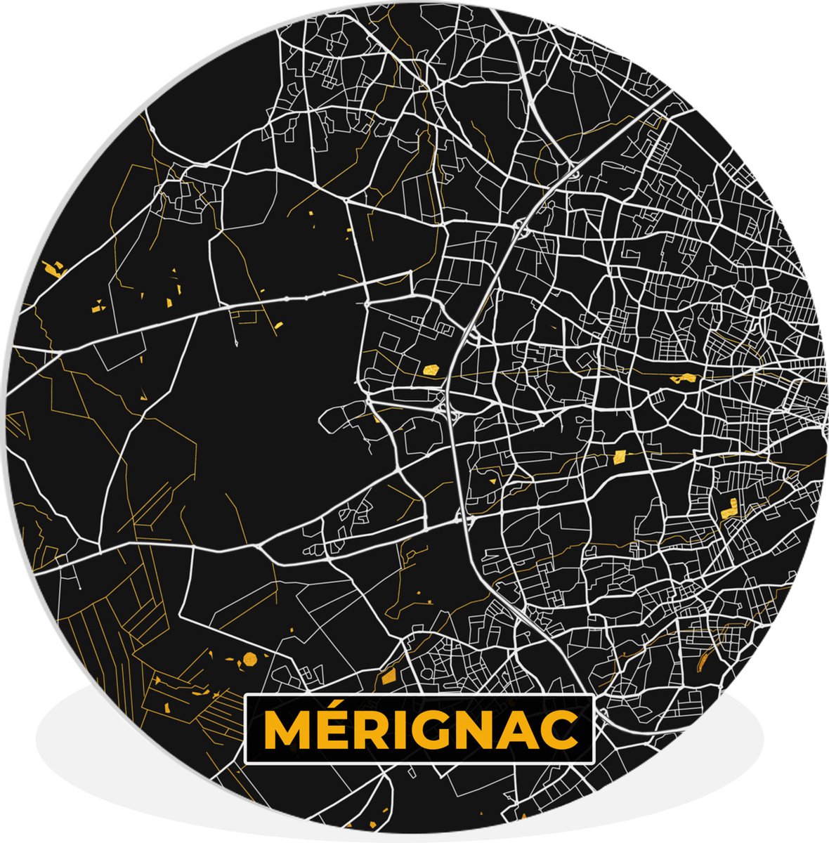 Wall Circle - Wall Circle Inside - Carte - Plan de Ville - Mérignac ...
