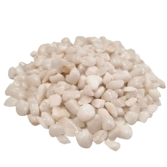 Witte Kwarts Edelsteen Kiezels - 1 Kilo - Edelsteen Chips - 1 Tot 1.5cm ...