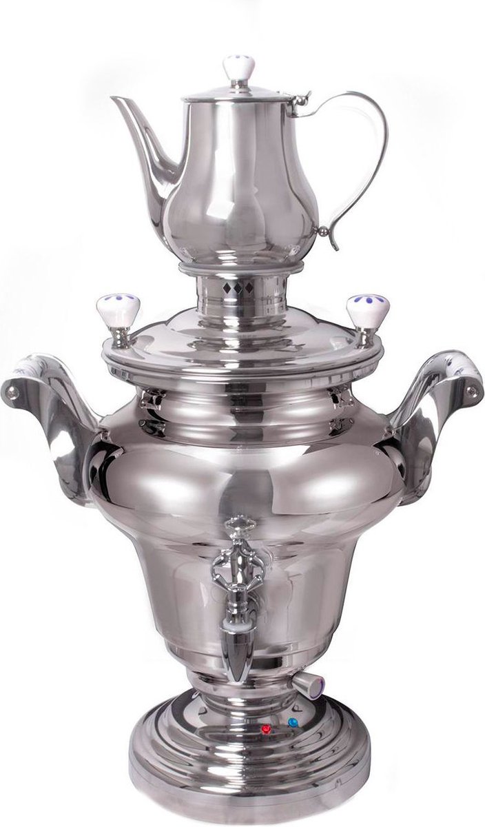 Soraya - Samovar, tea maker, russische theeketel,10 liter, roestvrij ...