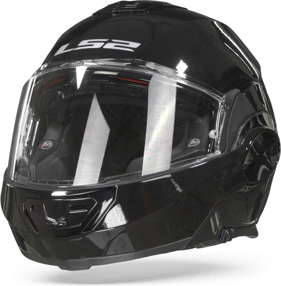 LS2 FF399 Valiant Single Mono Glans Zwart Systeemhelm S | bol.com