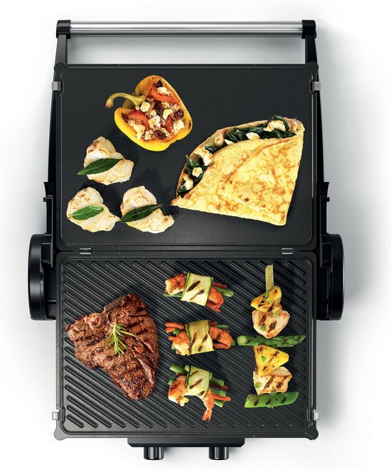 Bosch Contactgrill TCG4215 - 2000 watt - 3 grillstanden - Zwart, Grijs ...
