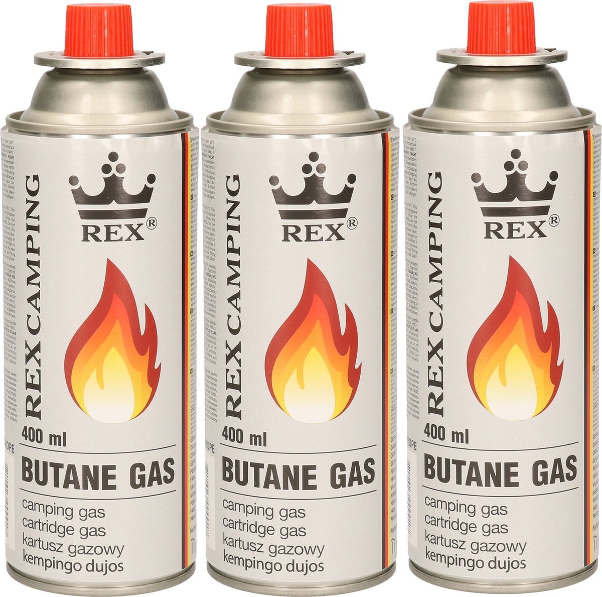 5x Gasfles butaan gas bus voor kooktoestel | bol.com