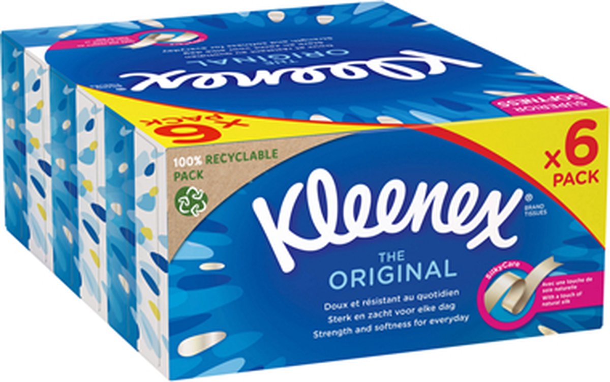 Kleenex The Original tissues - 6 x 72 stuks | bol