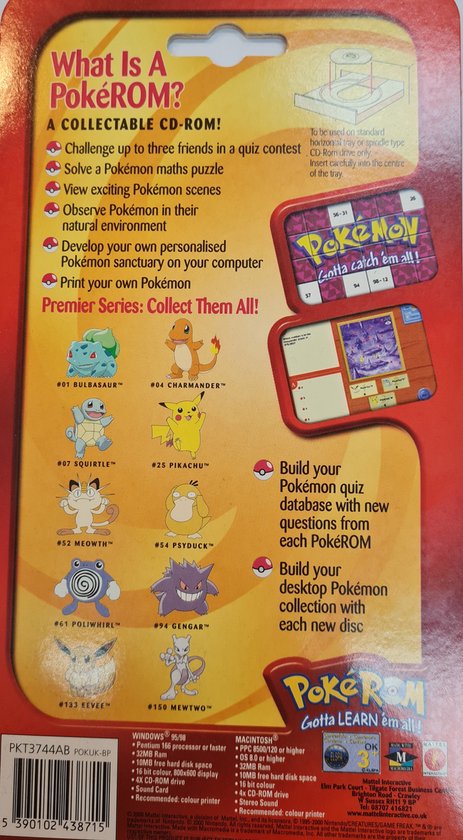 PokéROM - Pokémon 133: Eevee - cd-rom | Games | bol