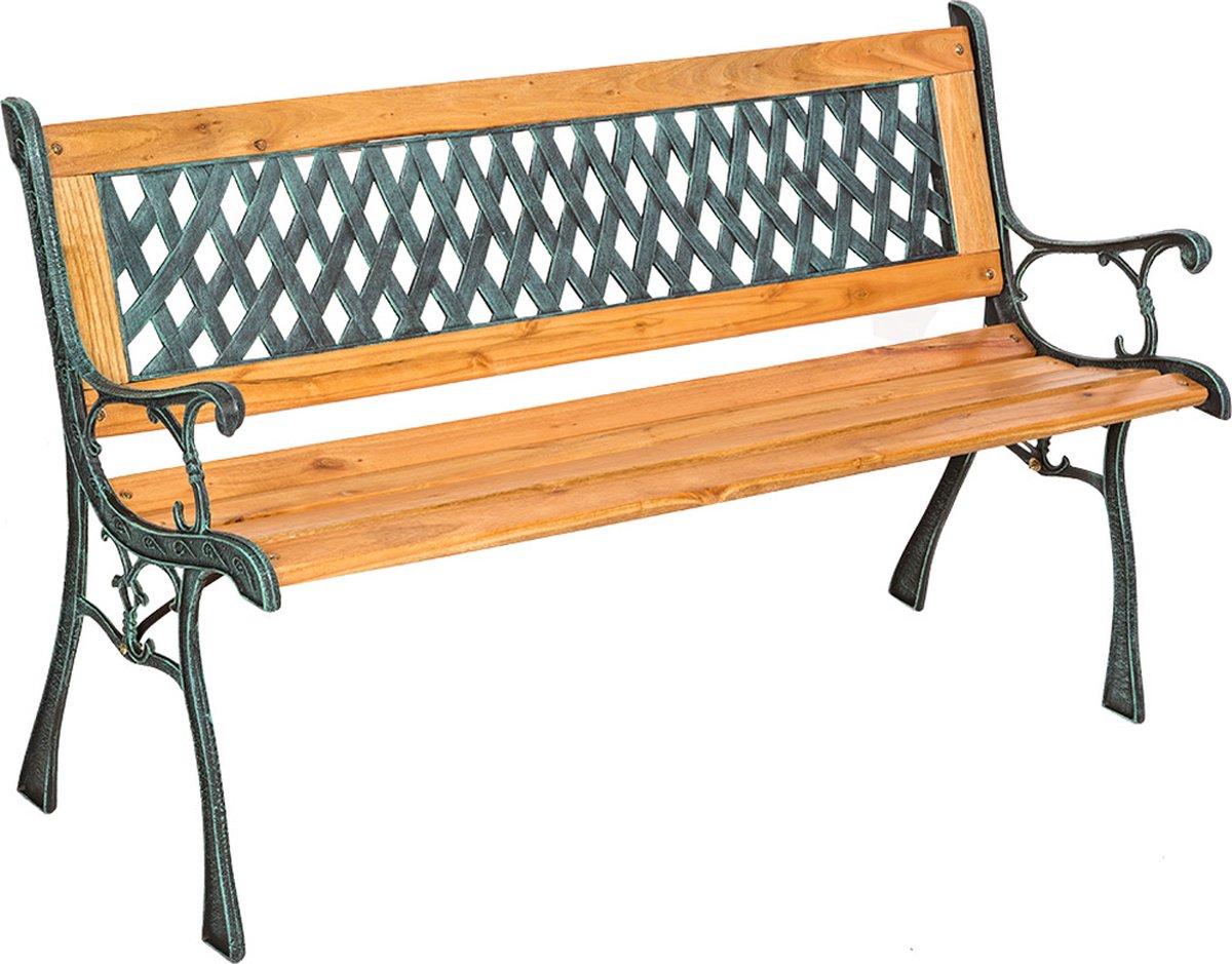 Polaza®️ Houten Tuinbank - Tuinbankje - Bench Voor Buiten - Tuinbanken ...
