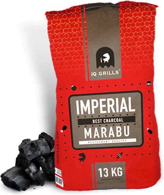 iQ Grills Marabu Houtskool 13KG - Barbecue houtskool - 13 KG ...