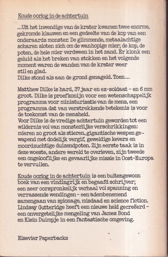 Koude oorlog in de Achtertuin, Lindsay Gutteridge | 9789010010155 ...