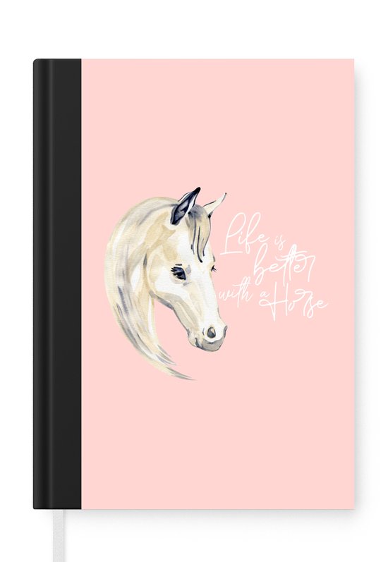 Carnet - Cahier d'écriture - La Life est meilleure avec un cheval ...
