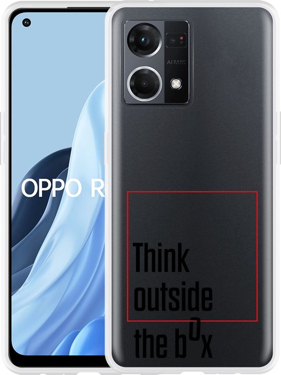 Cazy Hoesje geschikt voor Oppo Reno 7 - Think out the Box | bol