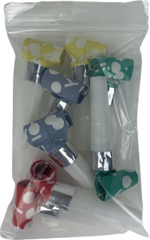 Feesttoeters - Multicolor - 8 stuks - Feesttoeter - Verjaardag - Feest ...