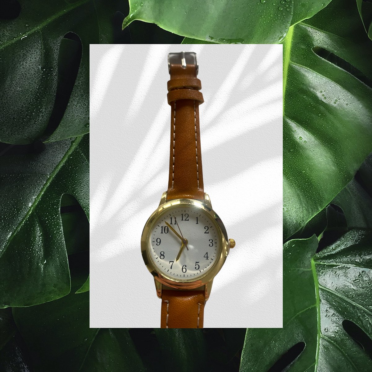 Horloge dames | bruine dames horloge | luxe dames horloge | smal dames ...