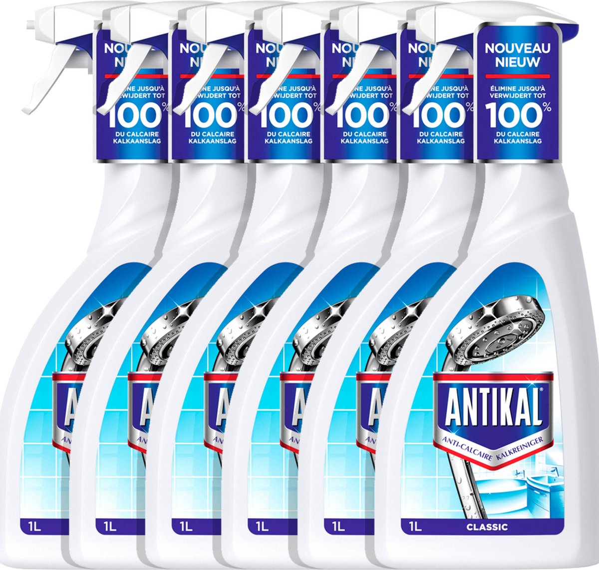 Antikal Classic Salle de bain - Spray anti-calcaire - Pack économique 6 ...