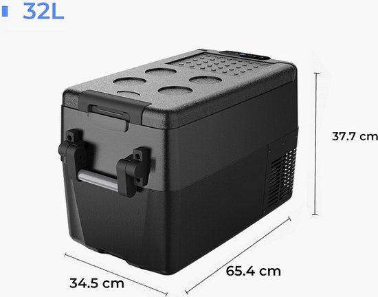 Joytutus® Elektrische Koelbox 32L - Coolbox Auto - AC/DC - 12V/230V ...