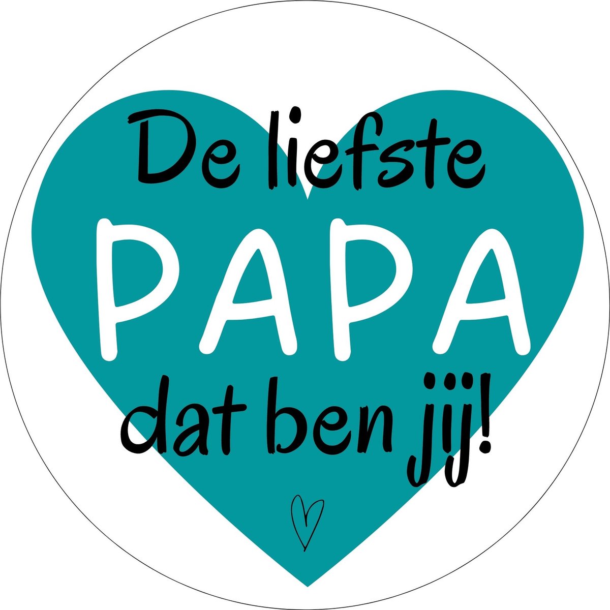 20 x Papa Stickers Cadeau - Sluitsticker Vader - Wensetiket - rond 40mm ...