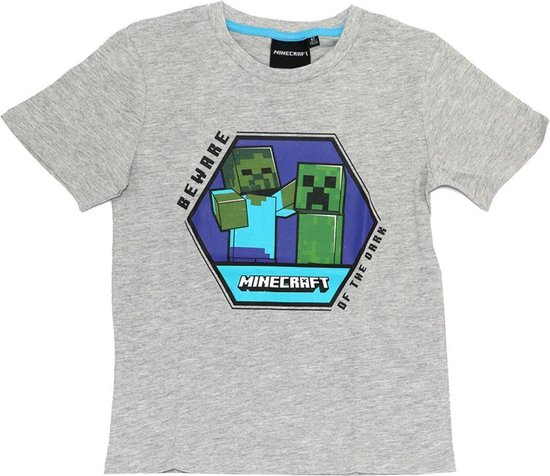 Minecraft - t-shirt Minecraft- jongens- maat 134 | bol