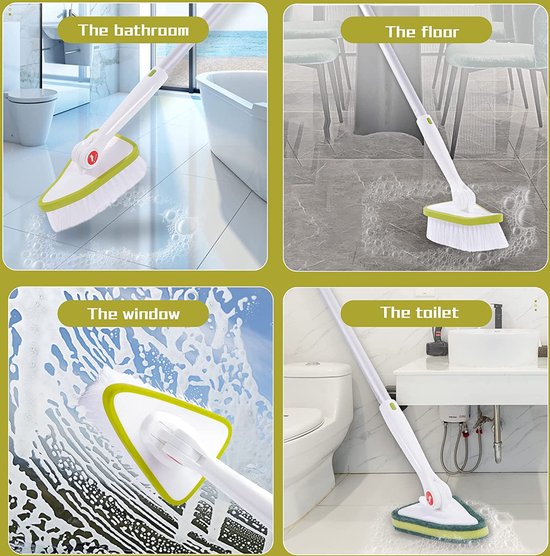 Vloer Schrobber Borstel 3 in 1 Reinigingsborstel | bol.com