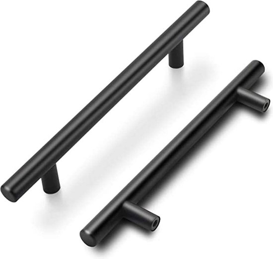 Meubelgrepen - Set van 5 Stuks - Zwart (AN) - 22,4 CM Rvs Buis ...