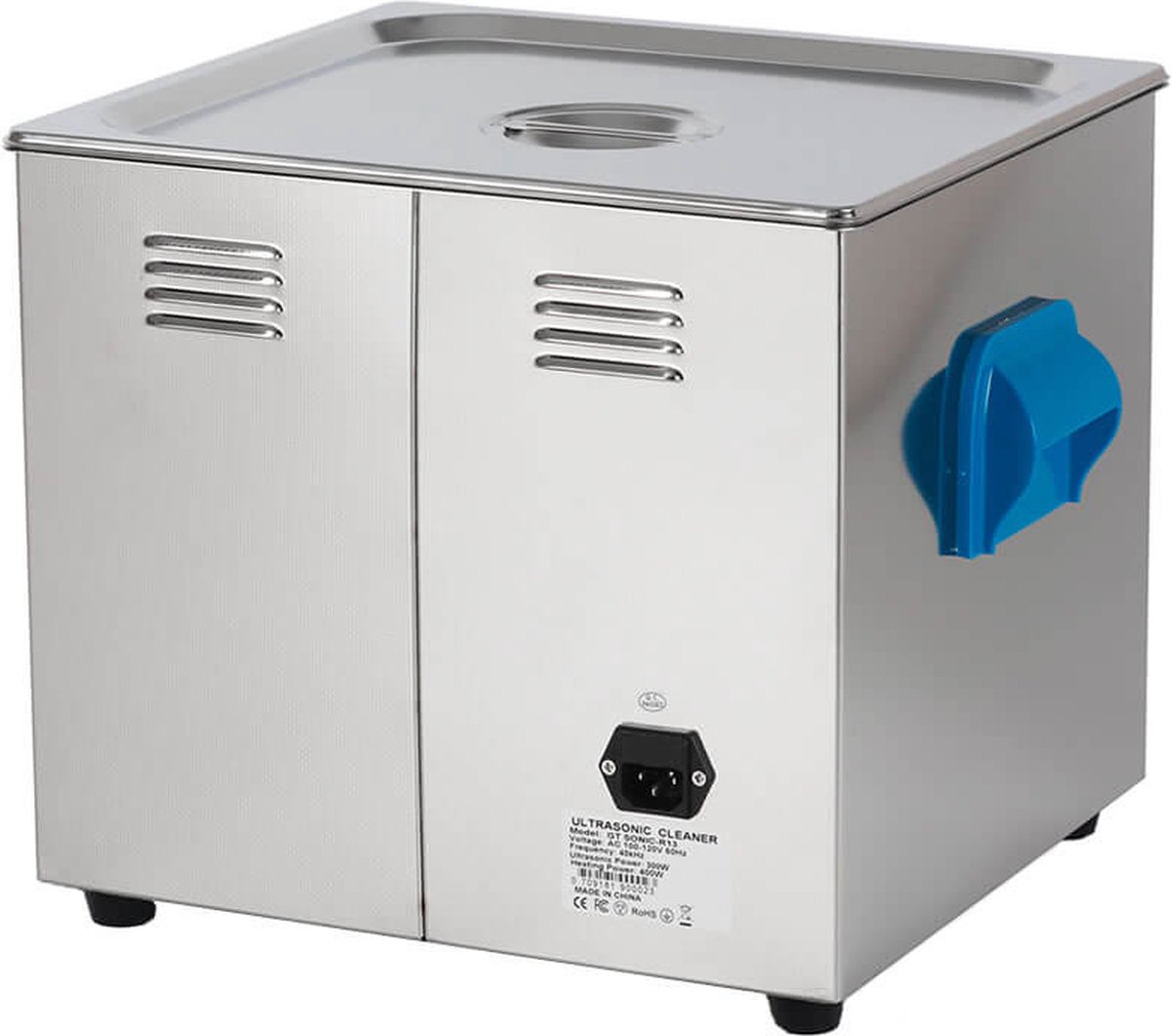 GT-Sonic R13 ultrasoon reiniger - 13 liter RVS ultrasone reiniger ...