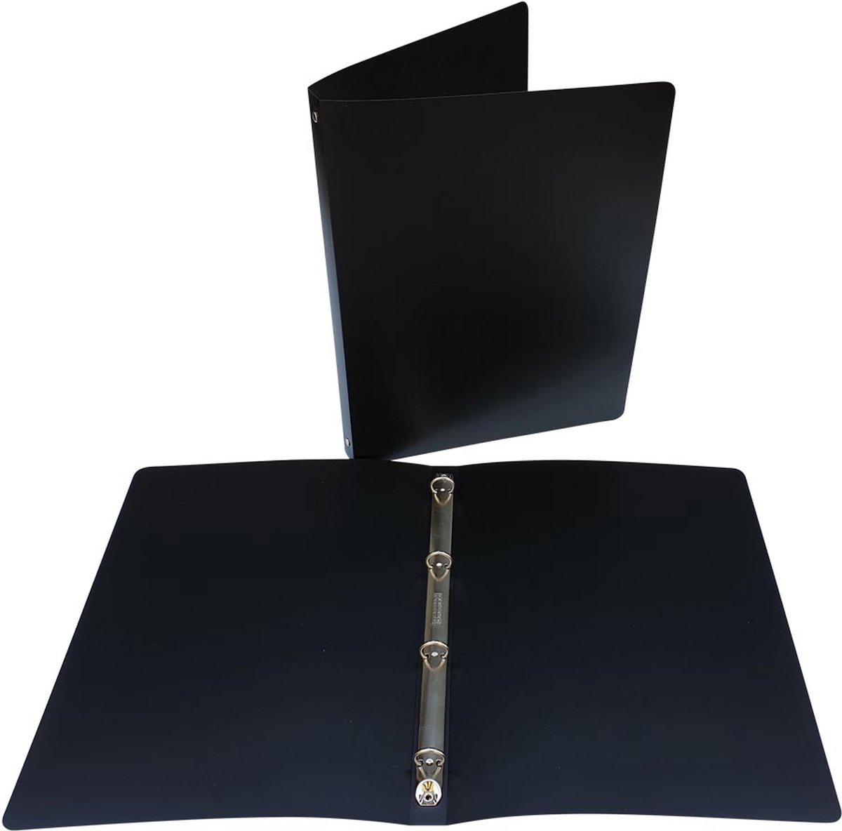 Alpha ringmap, voor ft A4, uit PP, 4 ringen van 16 mm, zwart 25 stuks ...