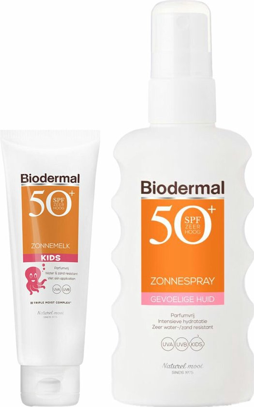 Biodermal SPF50 Familie Zonnebescherming Pakket | bol